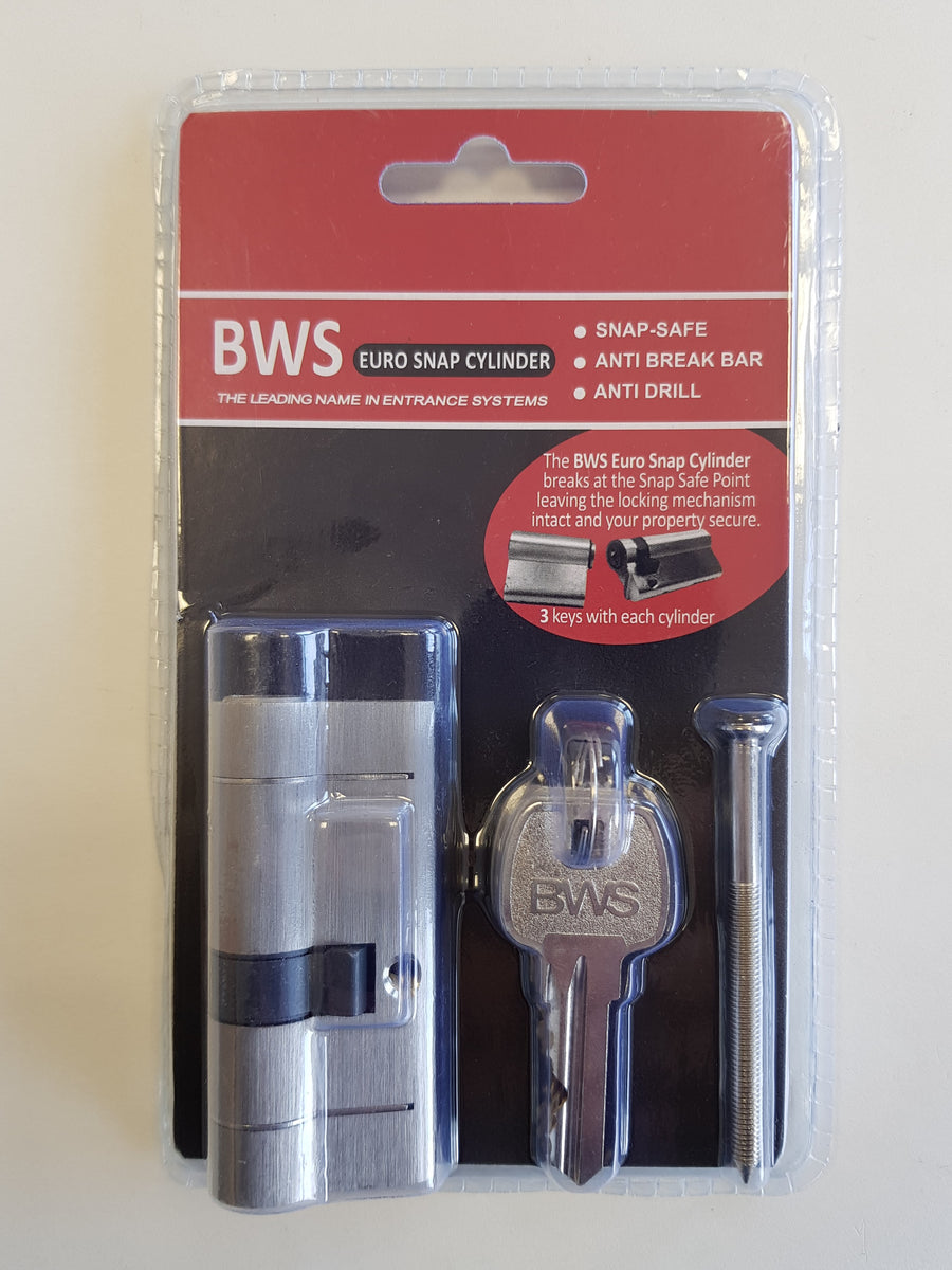 BWH SNAP EURO CYLINDER 70MM SATIN NICKLE KEY/KEY – BW Hardware